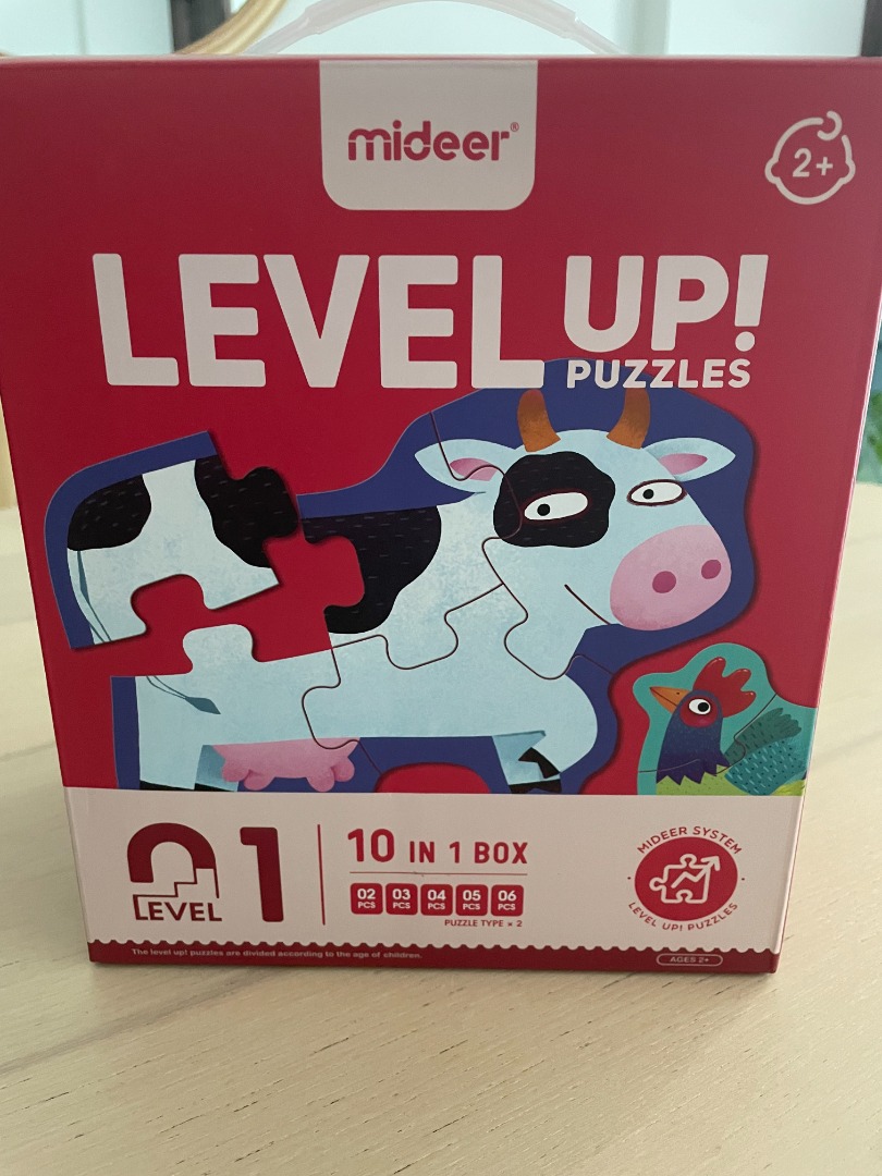 10 Puzzles in 1 Box - Level Up, Babies & Kids, Infant Playtime on Carousell