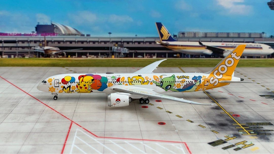 1:400 NG model/ Scoot 787-9/ Pokemon livery/ Reg No. 9V-OJJ, Hobbies ...