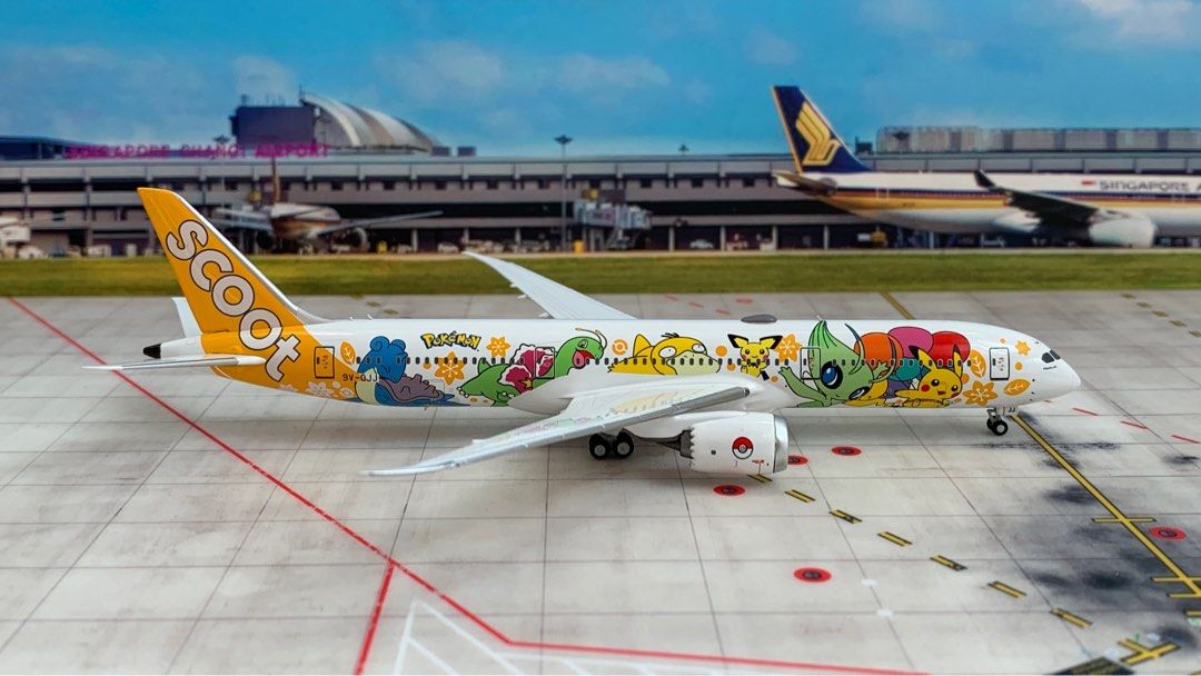 1:400 NG model/ Scoot 787-9/ Pokemon livery/ Reg No. 9V-OJJ, Hobbies ...