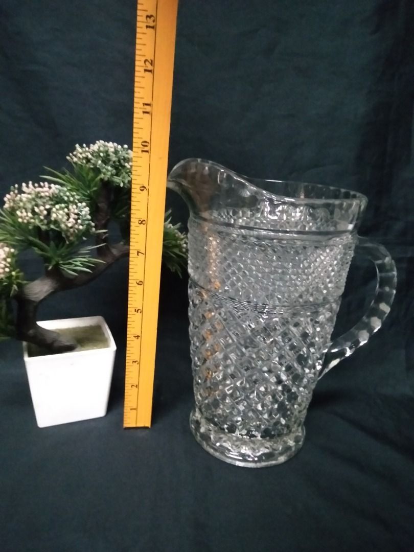 1960's Wexford by Anchor Hocking USA Pitcher, Furniture & Home Living ...