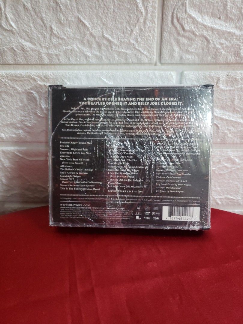 2 CD + 1 DVD POP / 2011 US PRESS - BILLY JOEL _ LIVE AT SHEA STADIUM ...