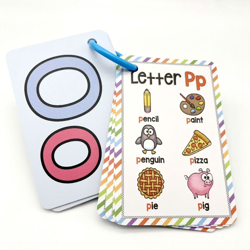 2pcs. New Flash Card with Ring My Mini Alphabet Phonics English Reading ...