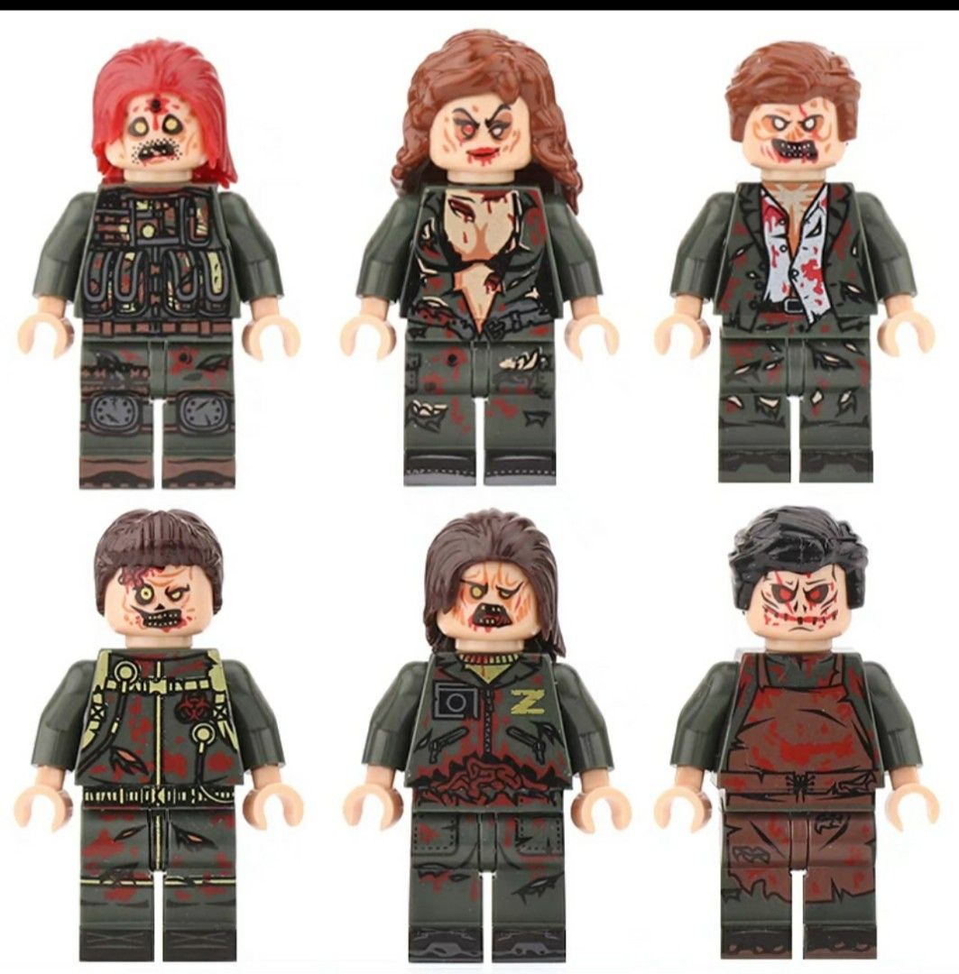 3rd Party Military Zombies Minifigures (Lego compatible), Hobbies ...