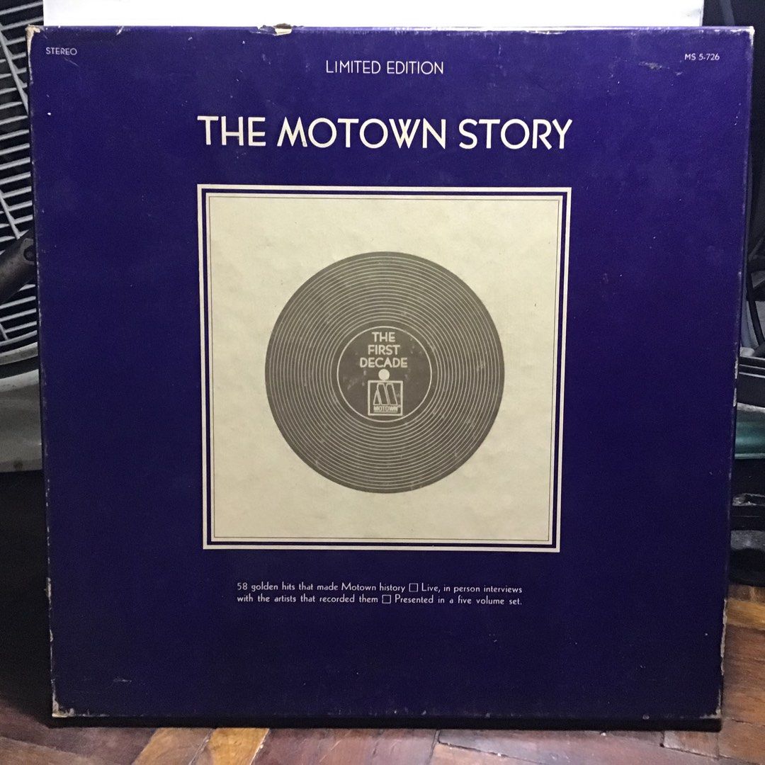 5x LP Motown Story - Stevie Wonder Marvin Gaye Supremes OOP VINYL ...