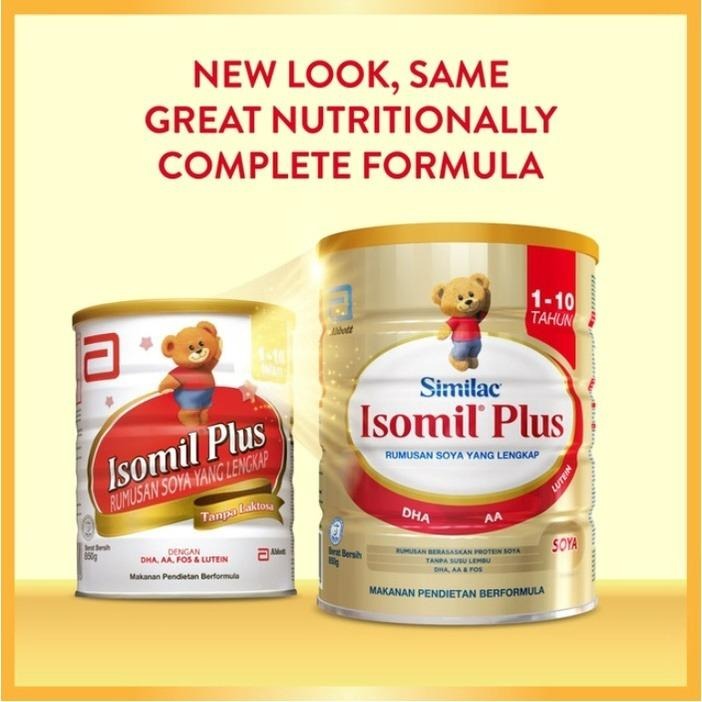 [850g tin] Similac Isomil Plus Soy Milk Soy Based Formula from Abbott ...