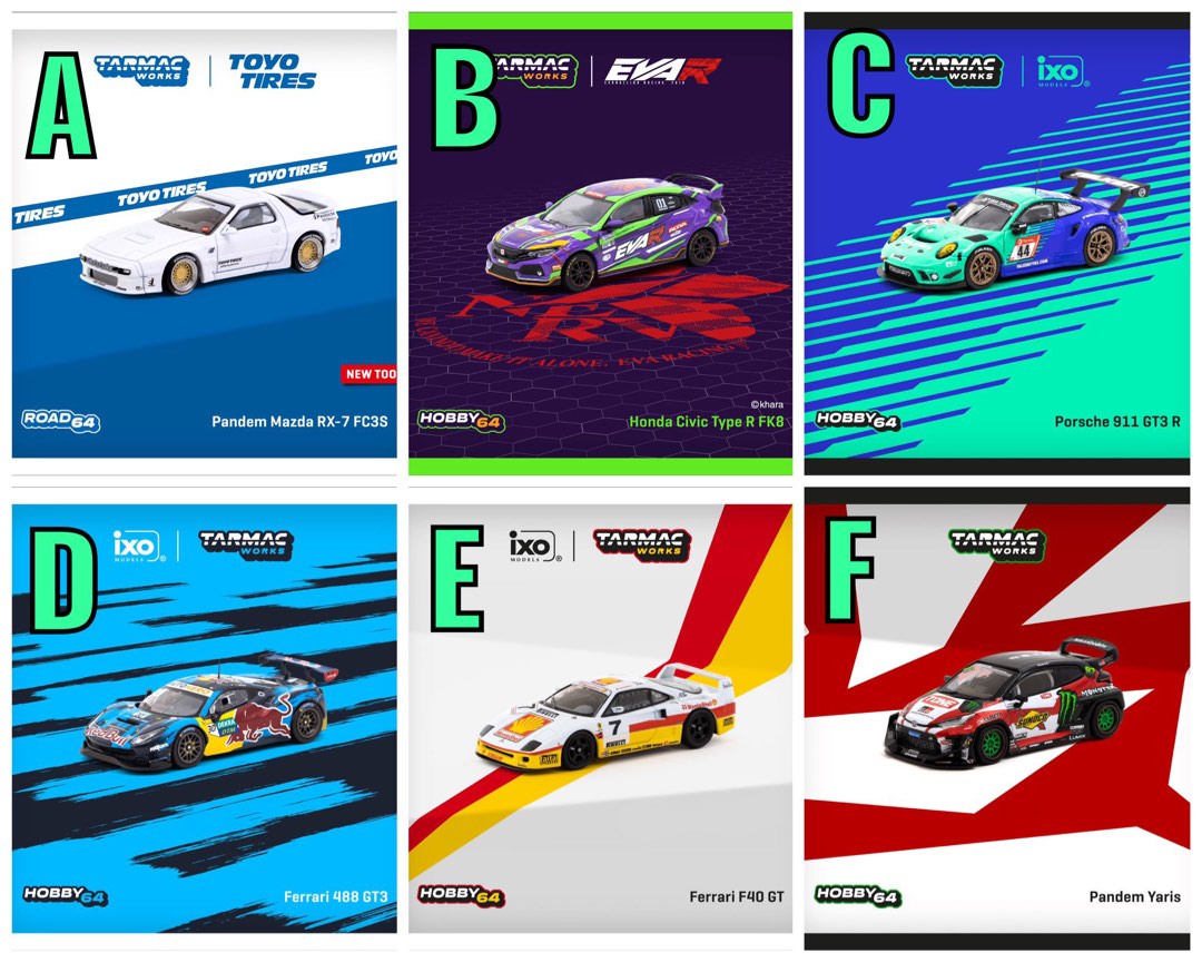 🐻****預訂 pre-order**** Tarmac Works Mazda rx7 FC3S Honda Civic FK8 ...