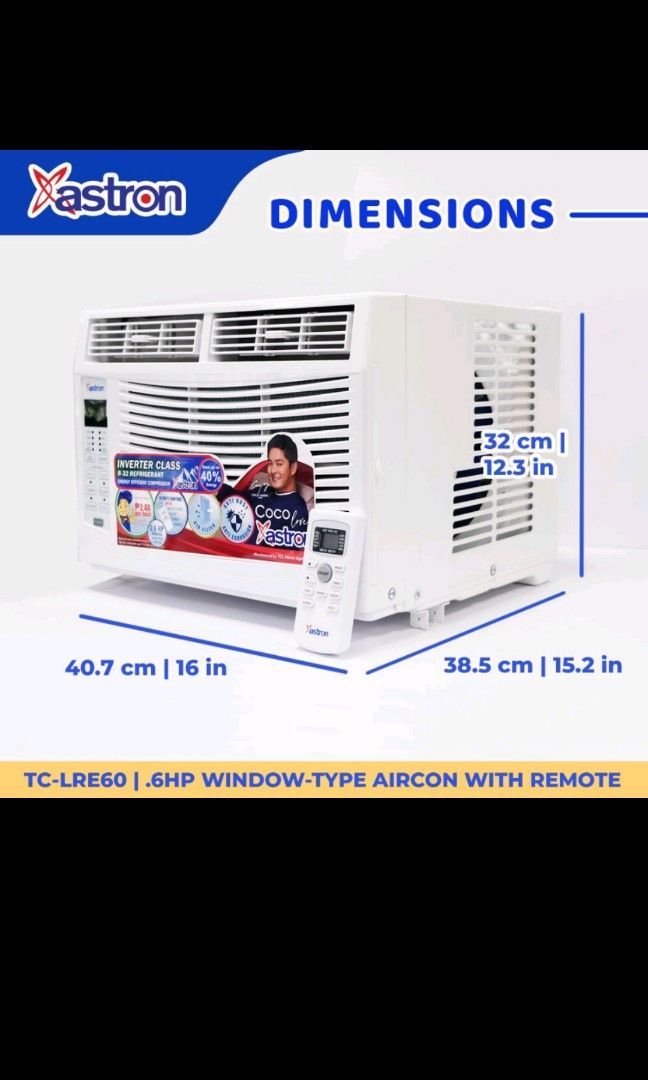 Aircontioner - Astron .6 inverter class AC, TV & Home Appliances, Air ...