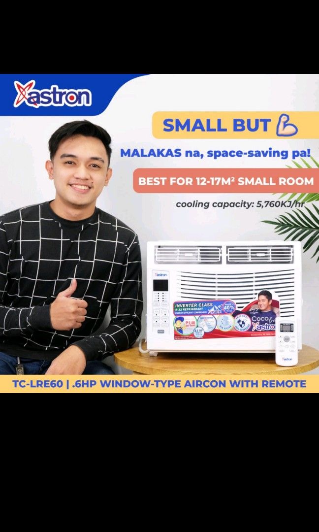 Aircontioner - Astron .6 inverter class AC, TV & Home Appliances, Air ...