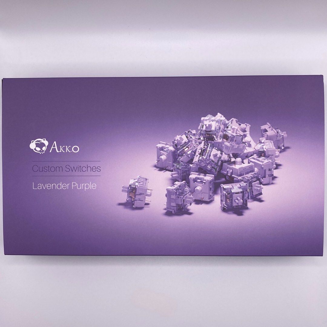 [INSTOCK] AKKO CS Lavender Purple Keyboard Switches, Computers & Tech ...