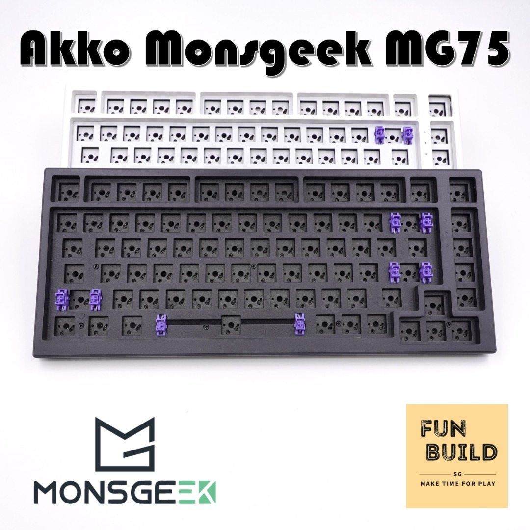 Akko Monsgeek MG75 Barebones Kit Mechanical Keyboard, Computers & Tech ...
