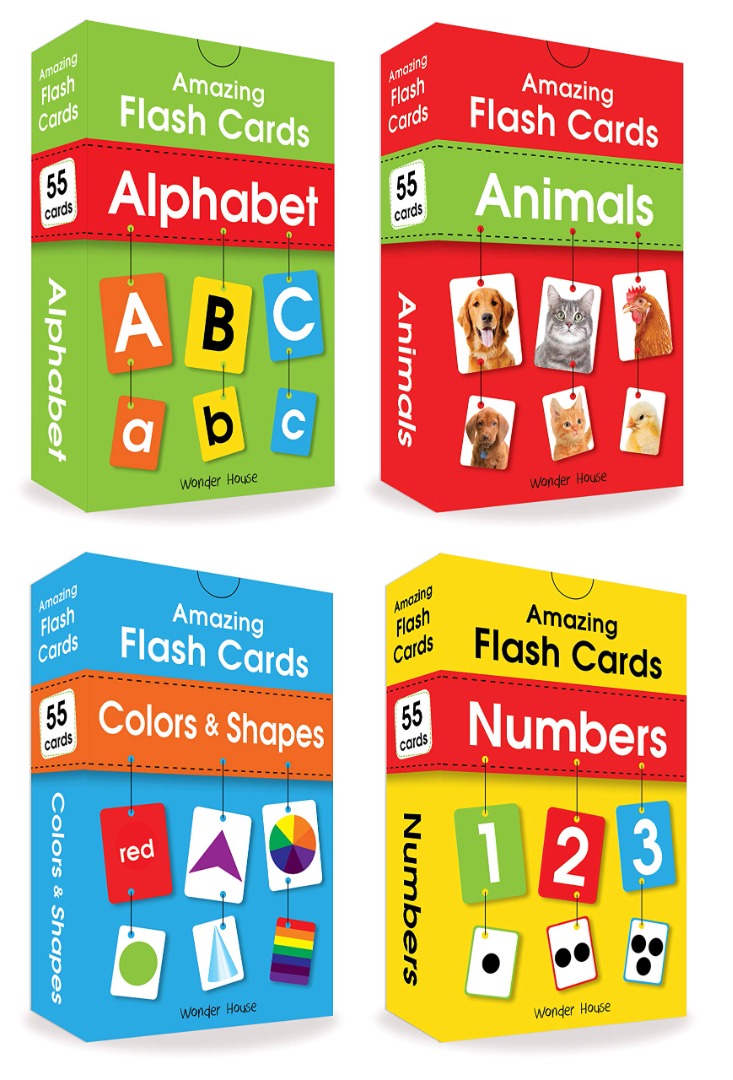 Amazing Flash Cards Set(4 Boxes): Early Development OF Preschool ...