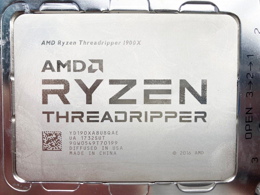 AMD Ryzen Threadripper 1900X CPU, Computers & Tech, Parts & Accessories ...