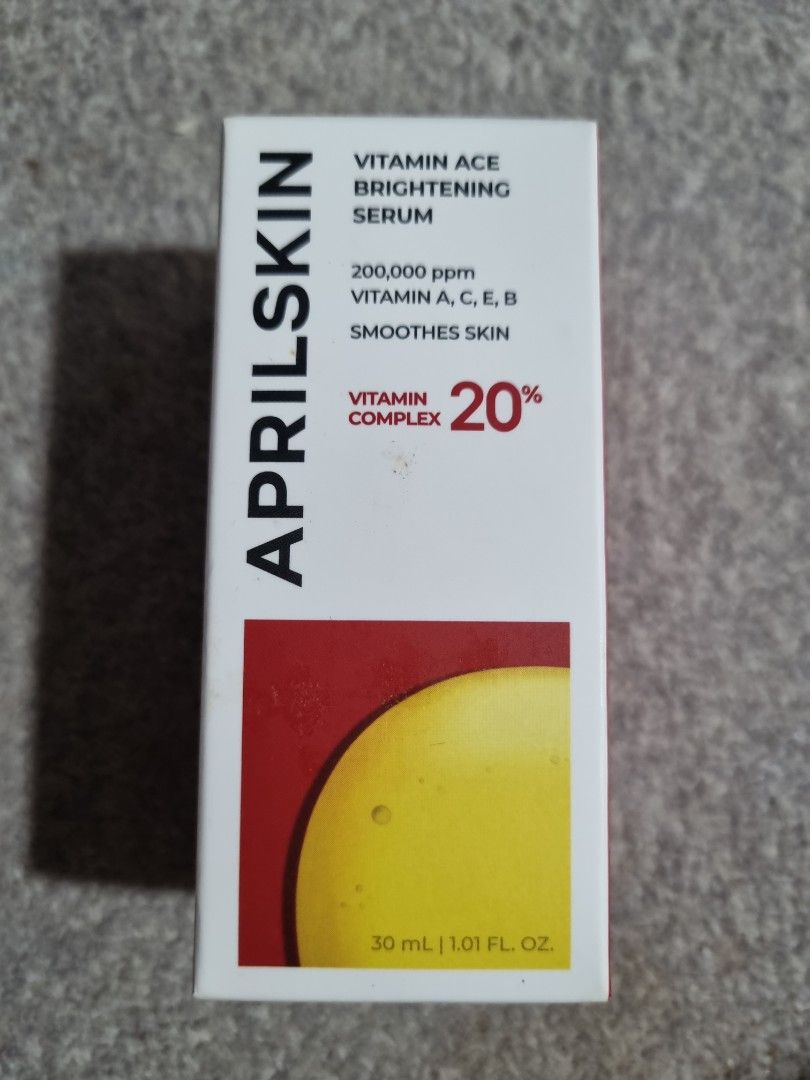 April Skin Vitamin ACE Brightening Serum, Beauty & Personal Care, Face ...