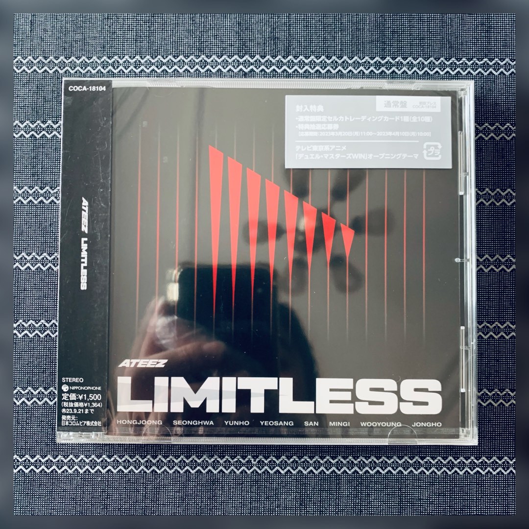 ATEEZ - Limitless [Regular Edition] CD, Hobbies & Toys, Music & Media, CDs & DVDs on Carousell