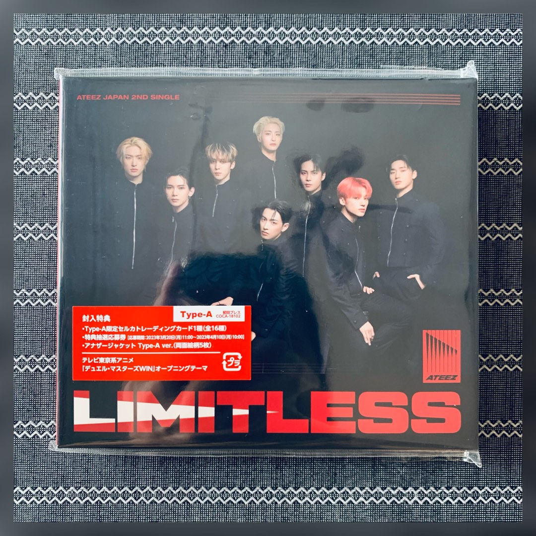 ATEEZ - Limitless [Type A Edition] CD, Hobbies & Toys, Music & Media, CDs & DVDs on Carousell