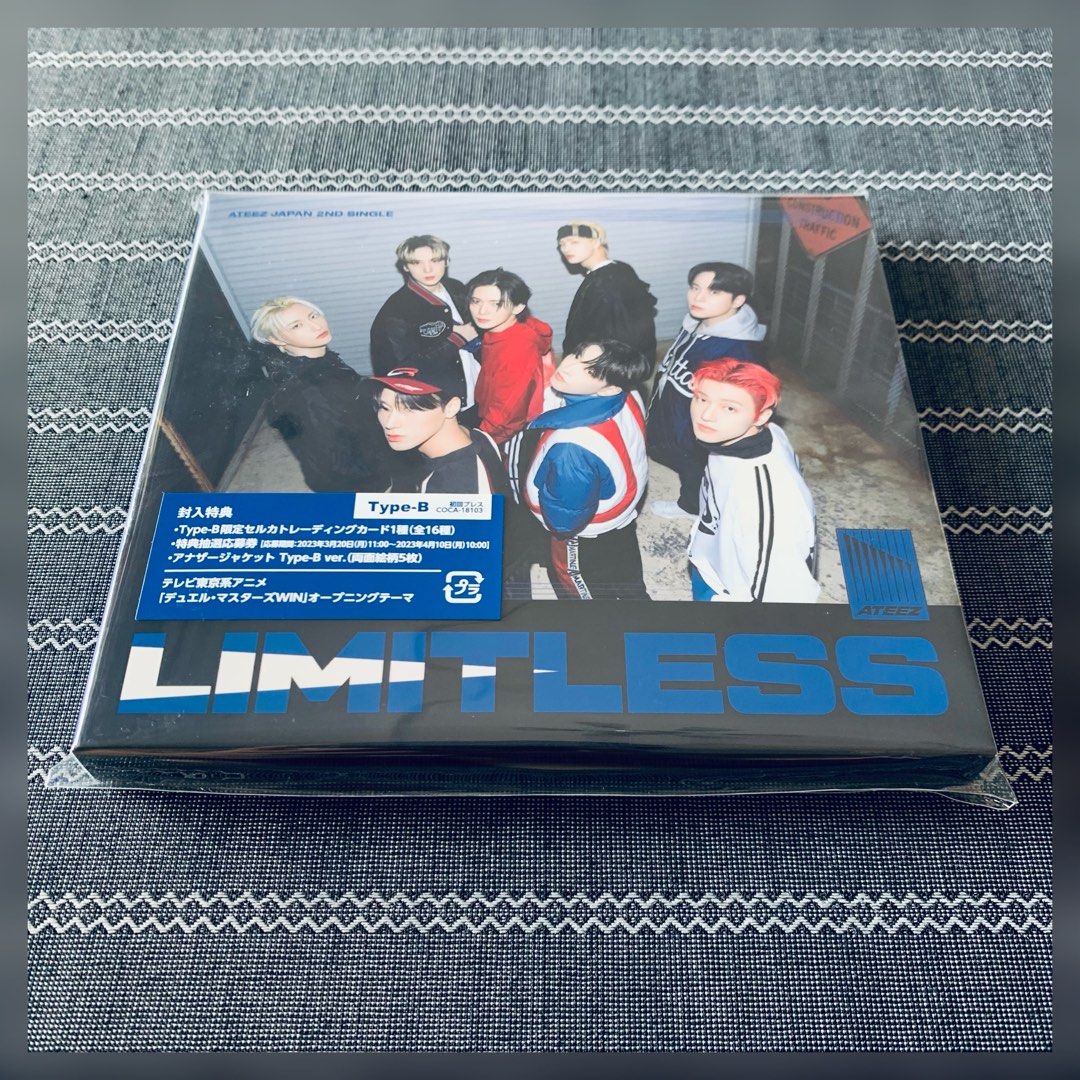 ATEEZ - Limitless [Type B Edition] CD, Hobbies & Toys, Music & Media, CDs & DVDs on Carousell