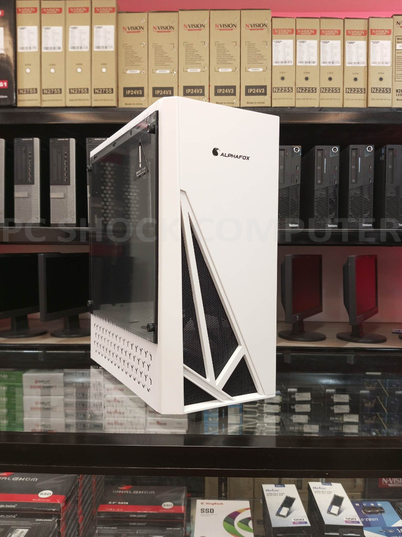 ATX ALPHAFOX WHITE TEMPERED GLASS CPU CASE, Computers & Tech, Parts ...
