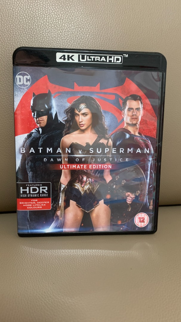 BATMAN V SUPERMAN 4K ULTRA HD + BLU-RAY (UK), Hobbies & Toys, Music ...