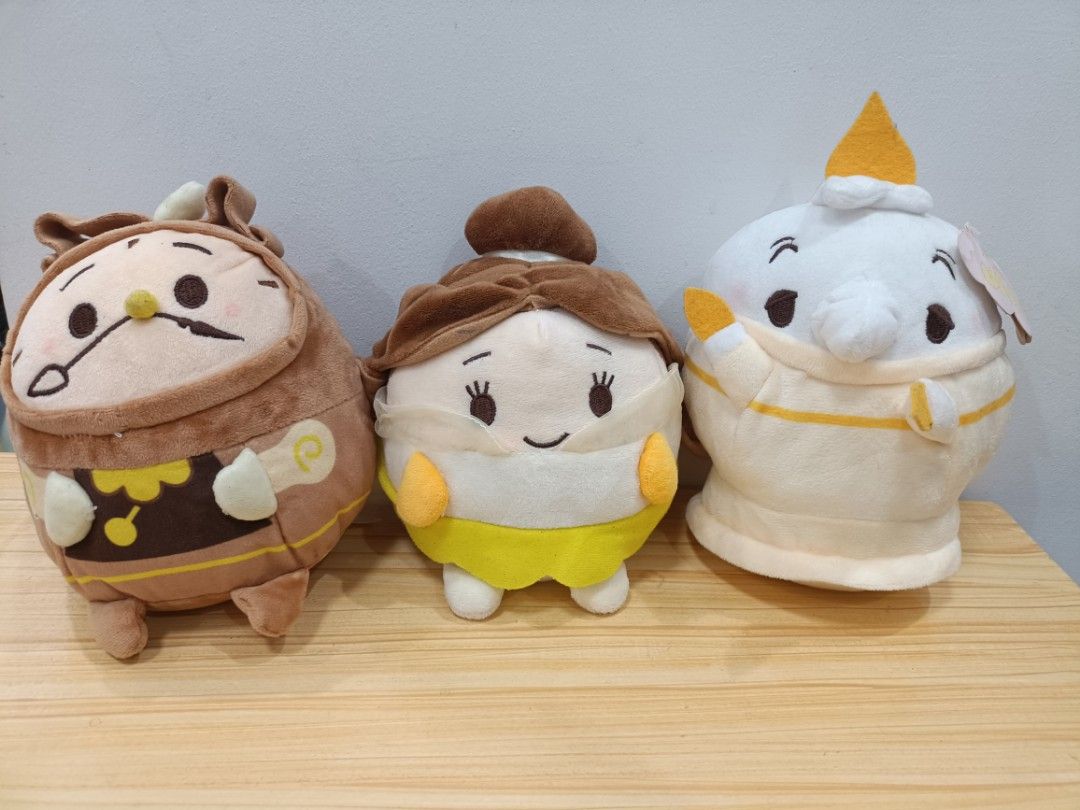 Beauty and the Beast Ufufy Plush Bundle, Hobbies & Toys, Toys & Games ...