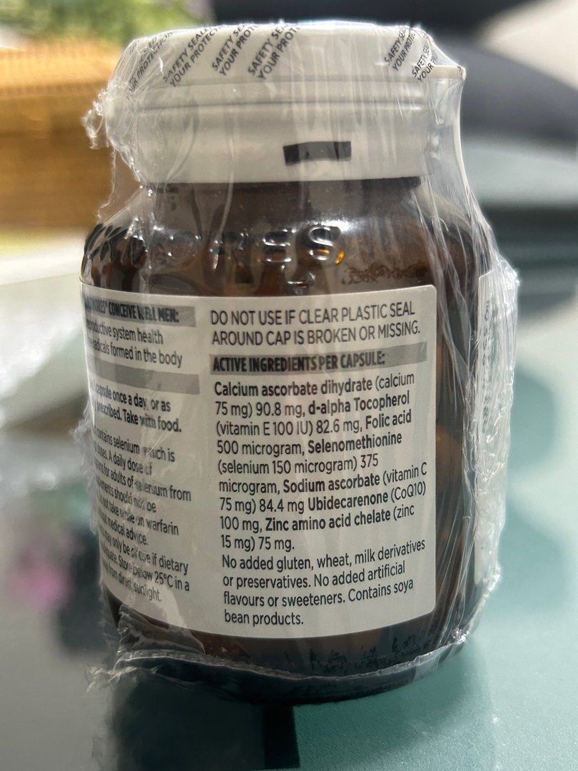 Blackmores Conceive Well Men, Health & Nutrition, Health Supplements ...