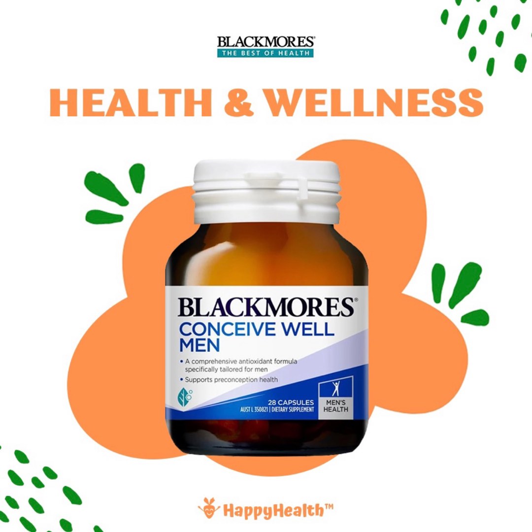 Blackmores Conceive Well Men, Health & Nutrition, Health Supplements ...