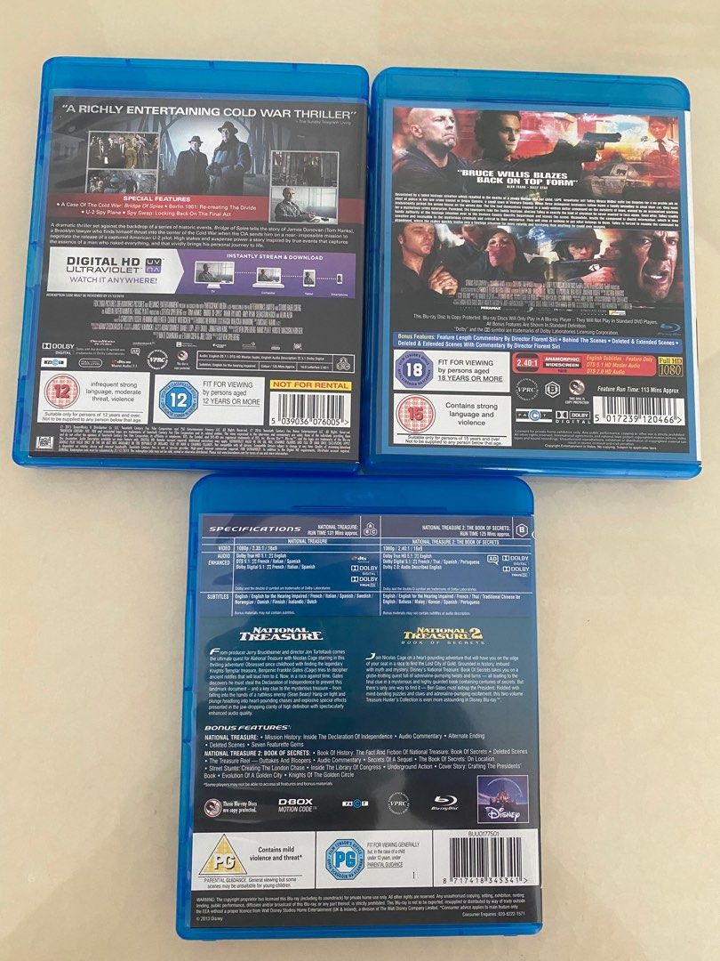 Blu Rays Movies, Hobbies & Toys, Music & Media, CDs & DVDs on Carousell
