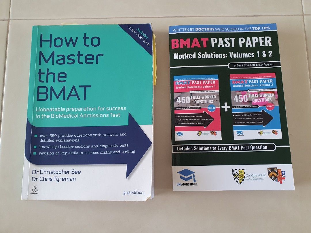 BMAT preparations must haves!! reference book + past year papers, Hobbies & Toys, Books ...