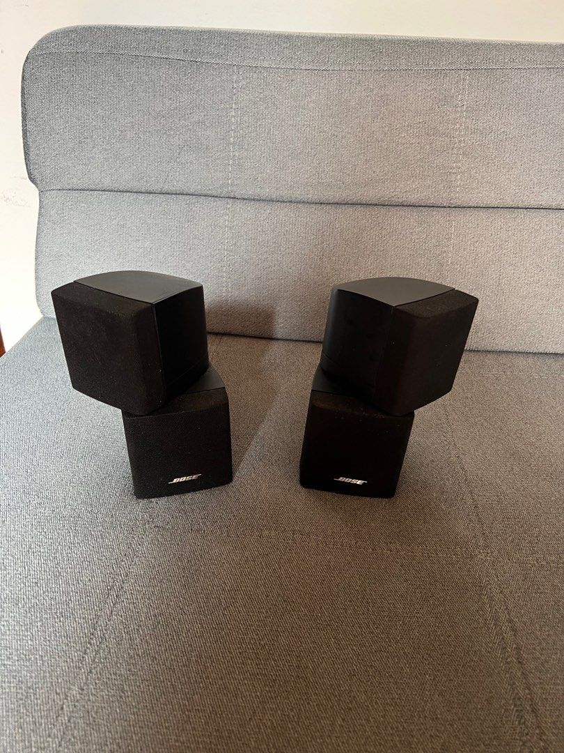 Bose Cube Speakers - Pair, Audio, Soundbars, Speakers & Amplifiers on Carousell