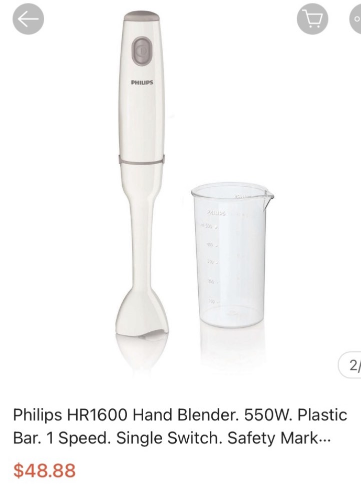 Brand New Philips Hand Blender Pro Mix, TV & Home Appliances, Kitchen ...