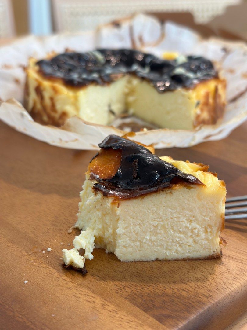Burnt cheese cake 6 inches, Food & Drinks, Homemade Bakes on Carousell