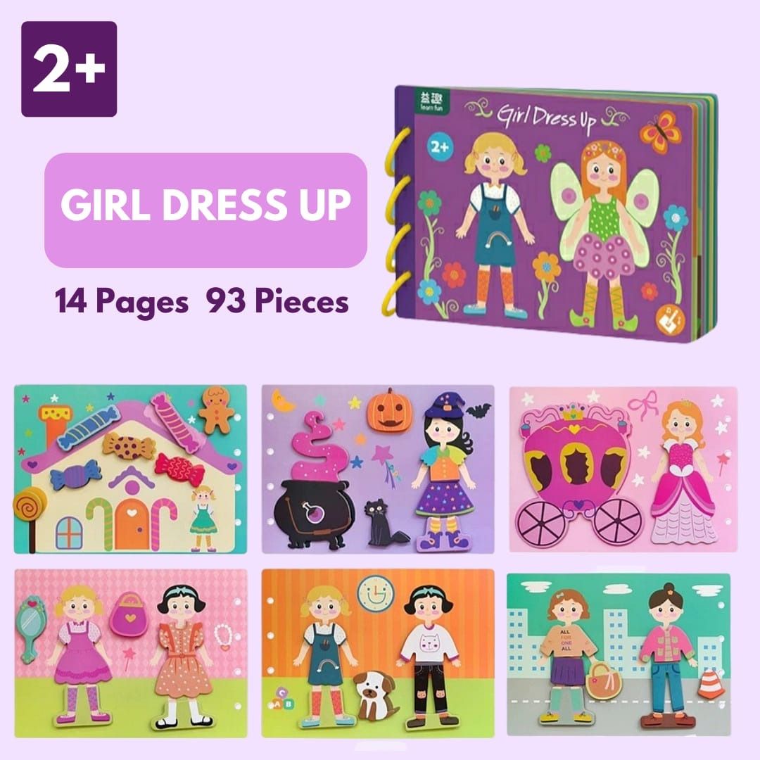 Busy book Children Kids Education Quiet book puzzle activity Home based ...