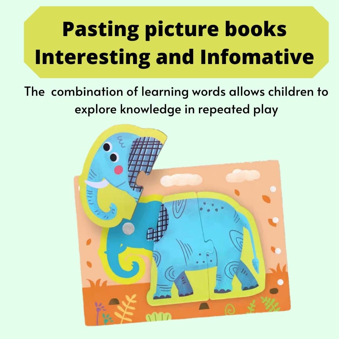 Busy book Children Kids Education Quiet book puzzle activity Home based ...