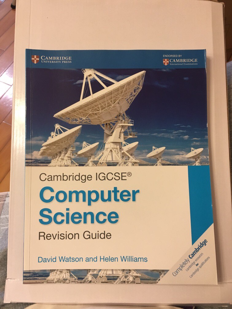 Cambridge IGCSE Computer Science Revision Guide, 興趣及遊戲, 書本 & 文具, 教科書 - Carousell