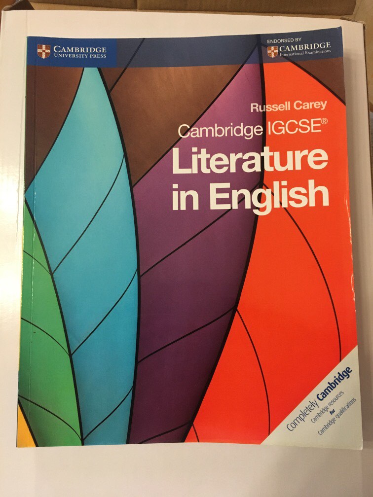 Cambridge IGCSE Literature in English, 興趣及遊戲, 書本 & 文具, 教科書 - Carousell