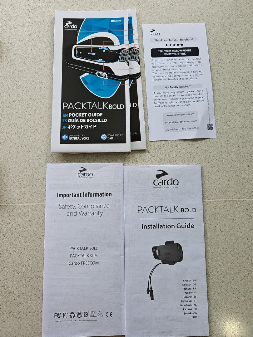 Cardo Packtalk Bold, Motorcycles, Motorcycle Accessories on Carousell