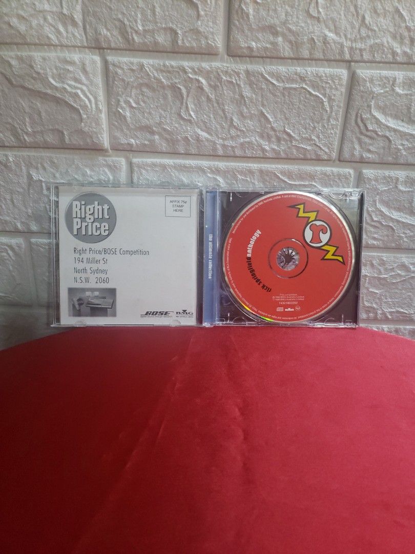 CD ROCK [ RARE ] / 1998 AUSTRALIA PRESS - RICK SPRINGFIELD _ ANTHOLOGY ...