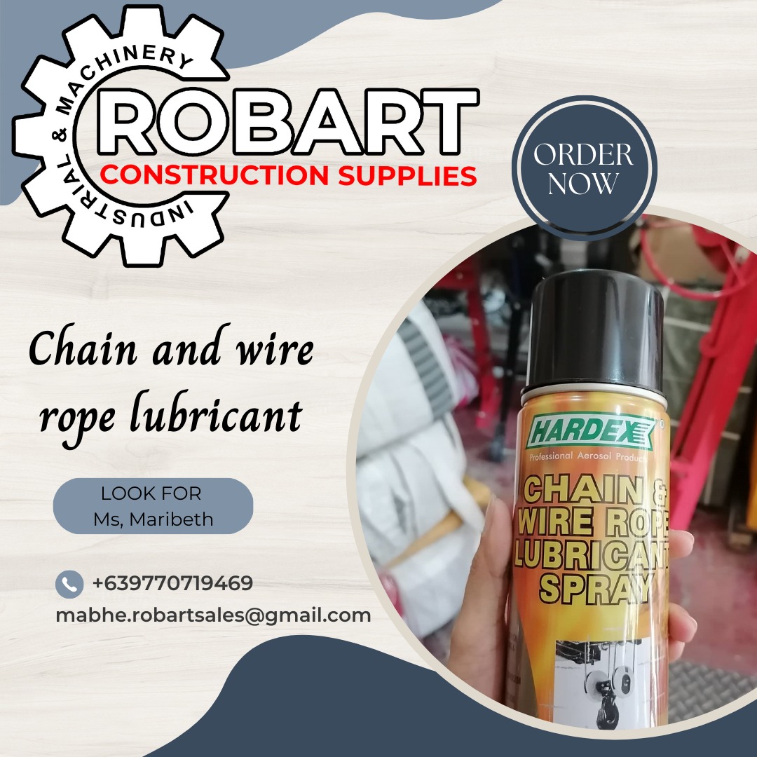 Chain and wire rope lubricant, Commercial & Industrial, Construction ...