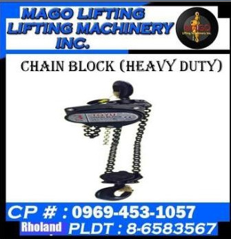 Chain Block heavy Duty, Commercial & Industrial, Construction Tools ...