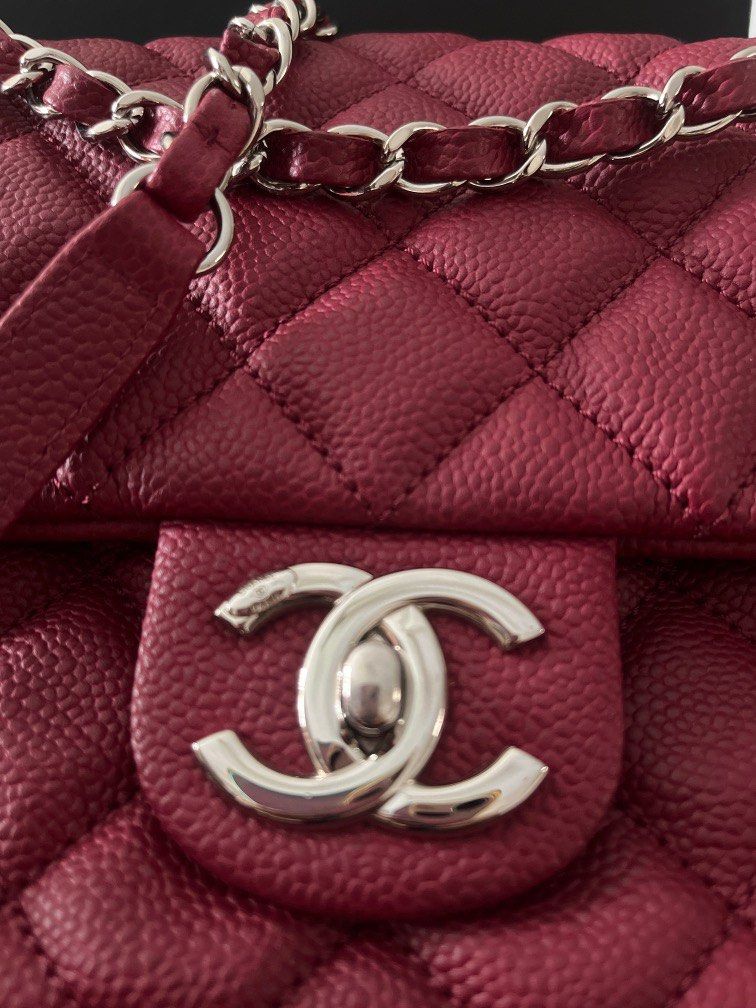 Chanel Easy Flip bag in caviar silver hw, Luxury, Bags & Wallets on ...