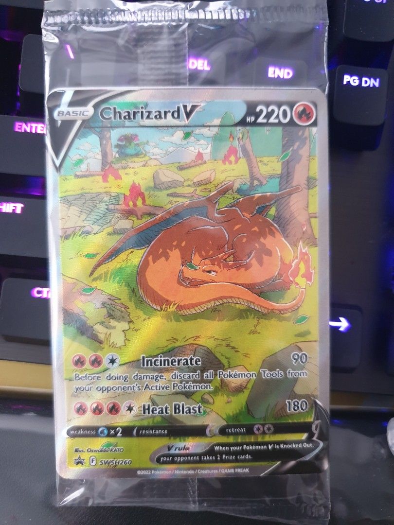 Charizard UPC Promo SEALED, Hobbies & Toys, Toys & Games on Carousell