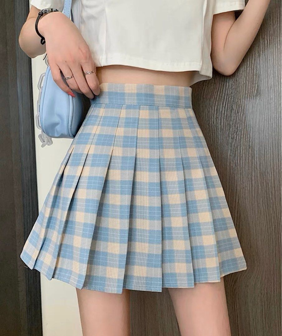 Checkered Skirt, Women's Fashion, Bottoms, Skirts on Carousell