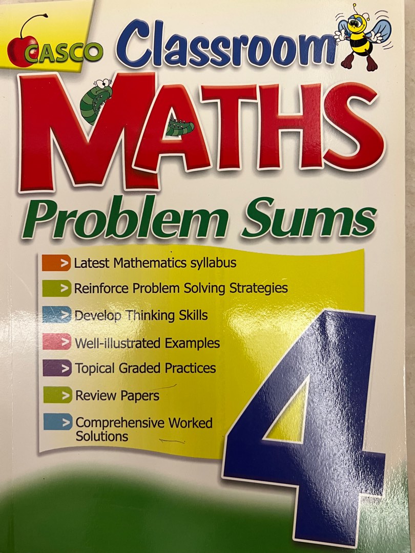 Classroom Maths Problem Sums Primary 4, Hobbies & Toys, Books ...