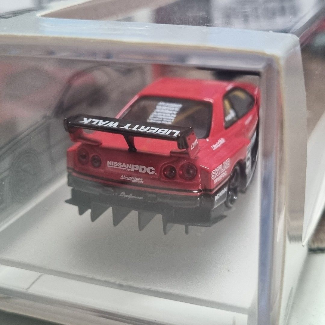 CM Model LB-ER34 LBWK Super Sillouette Nissan Skyline R34 GTR Diecast 1 ...