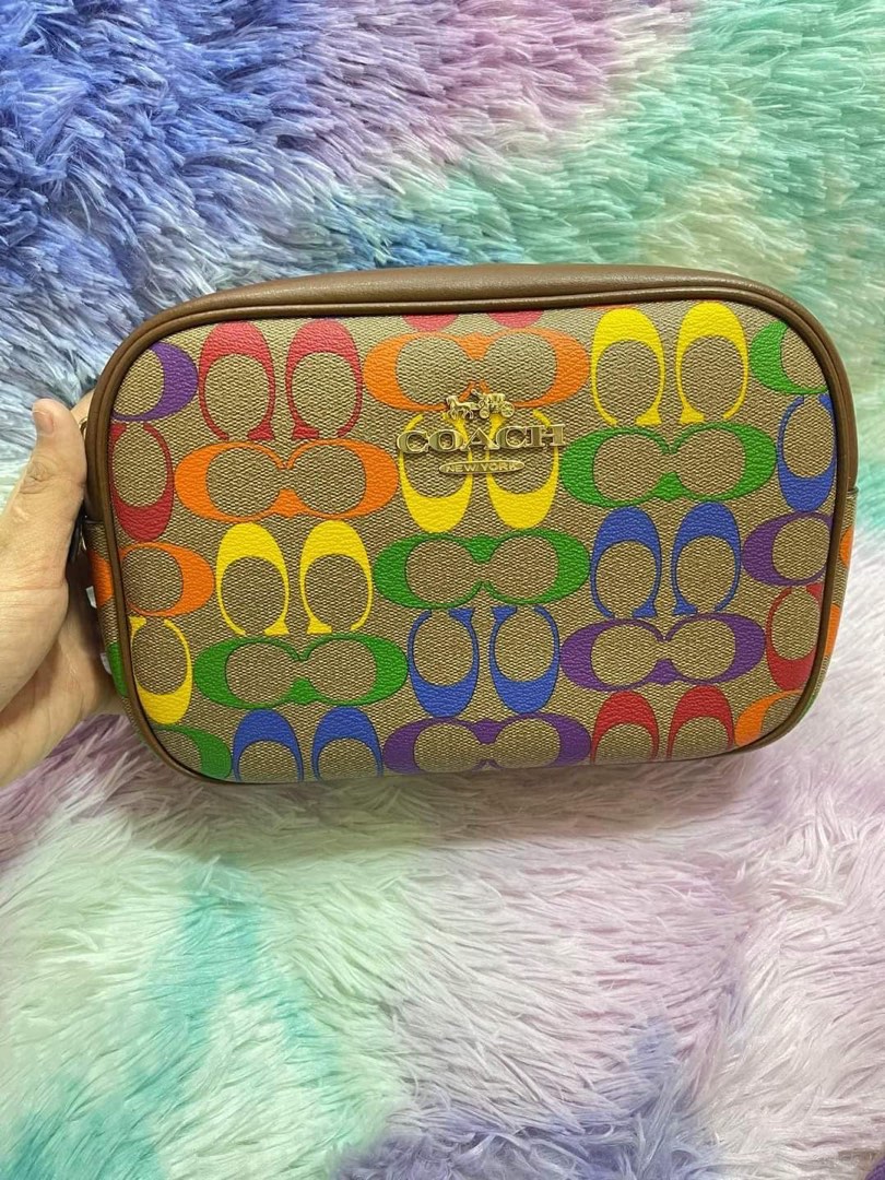 Coach Jamie Bag in Rainbow colors, Luxury, Bags & Wallets on Carousell