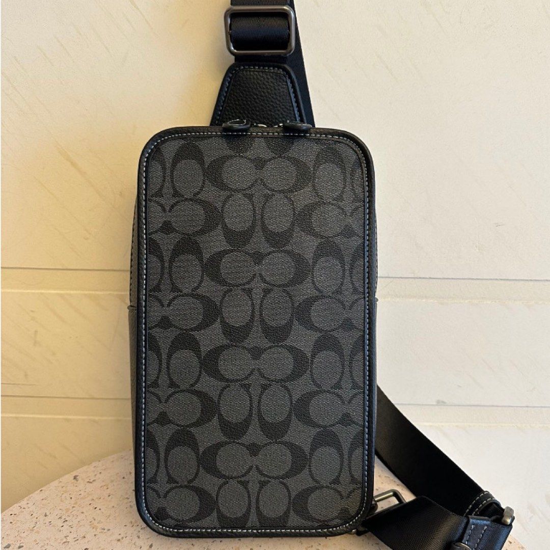 Coach Men’s Chest Sling Bag, Men's Fashion, Bags, Sling Bags on Carousell