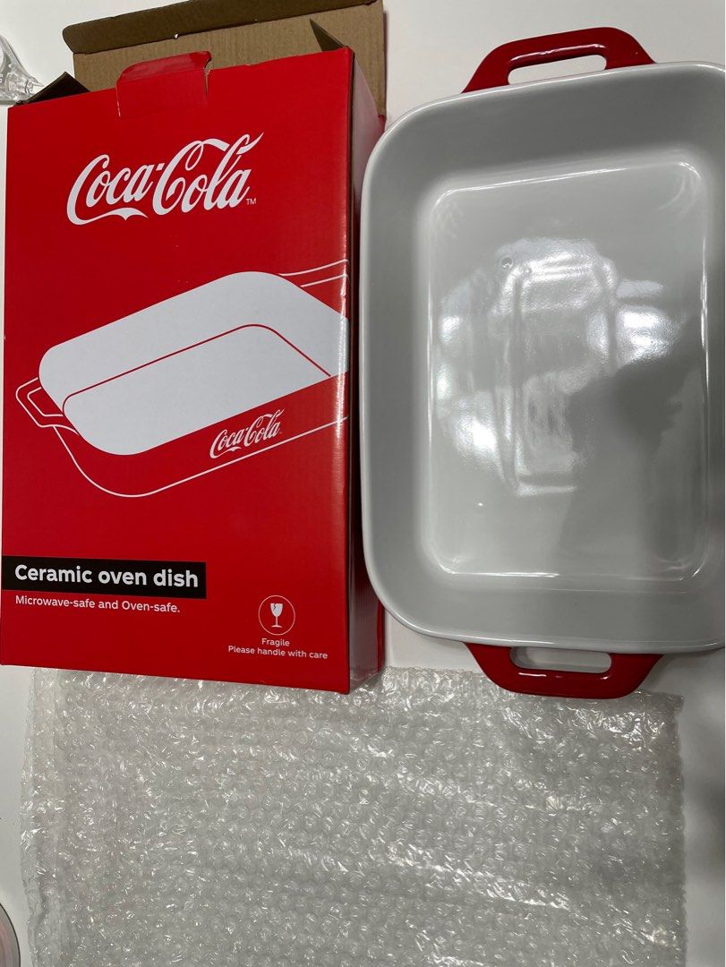 Coca Cola Ceramic Oven Dish, Furniture & Home Living, Kitchenware ...