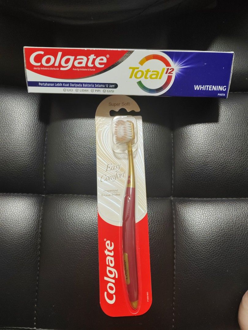 Colgate toothpaste + toothbrush, Beauty & Personal Care, Oral Care on ...