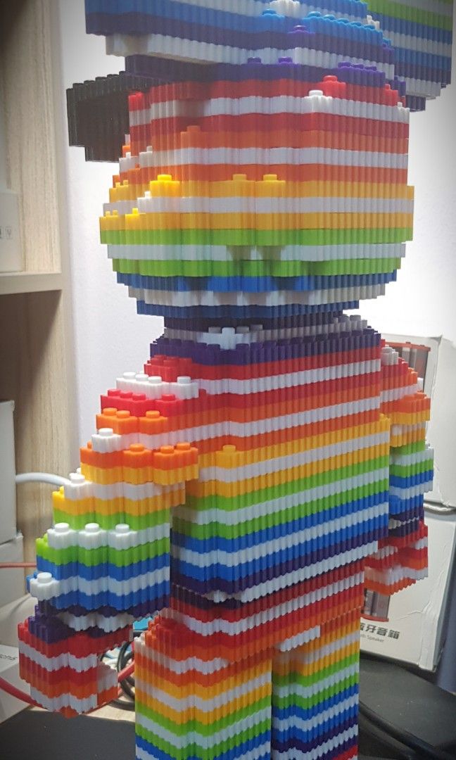 Colourful Brick Bear on Sales !!!, Hobbies & Toys, Memorabilia ...