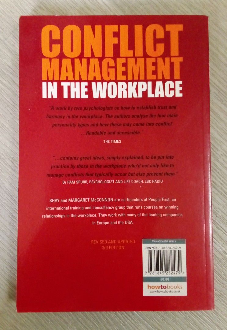 Conflict Management in the Workplace, Hobbies & Toys, Books & Magazines ...