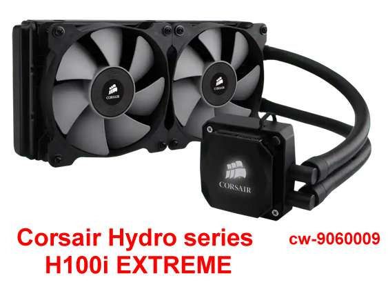 corsair h100i hydro extreme water cool aio also seasonic 760w platinum ...